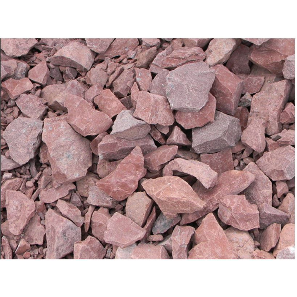 Piedra Gravilla Roja Decorativa 25 Kgs